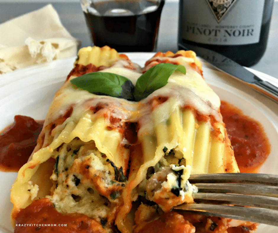 Cannelloni - Pasta - Krazy Kitchen Mom