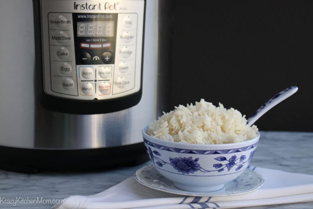 Perfect Instant Pot Rice Every Time - Krazy Kitchen Mom