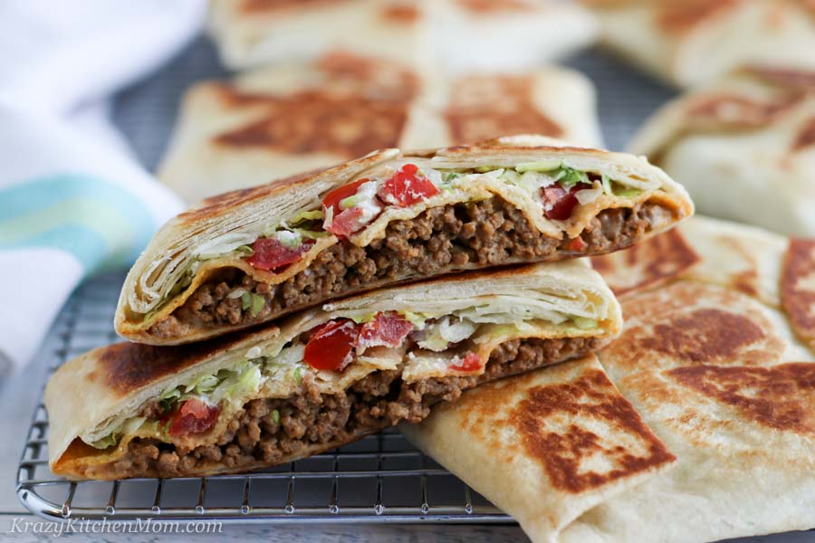 Crunchy Taco Wrap - Krazy Kitchen Mom