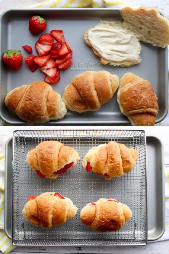 Strawberry Lemon Croissants - Krazy Kitchen Mom