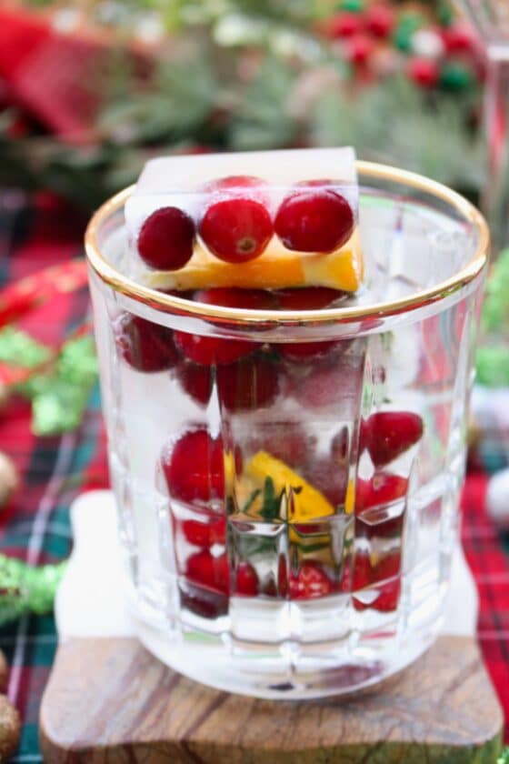 Fancy Ice Cubes - Krazy Kitchen Mom